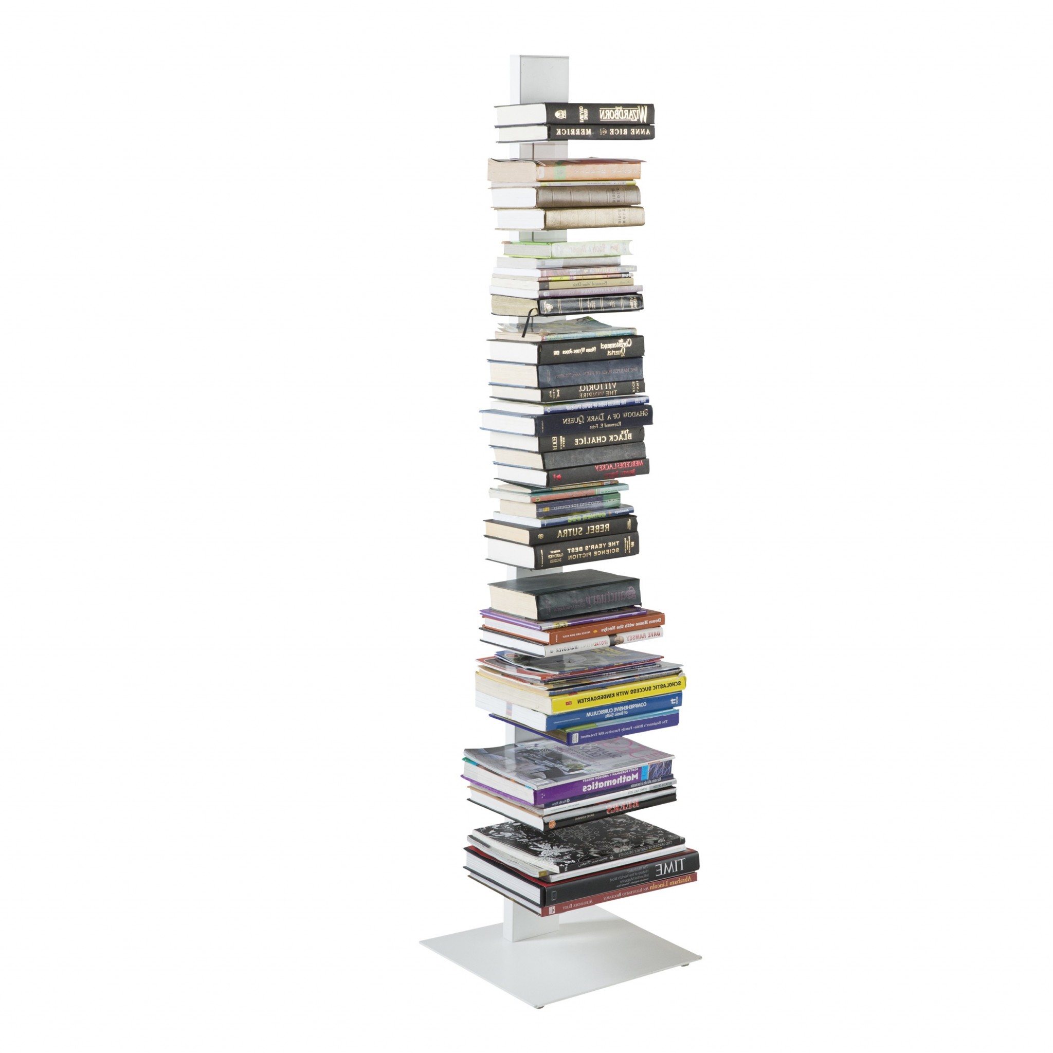 White tower bookshelf store